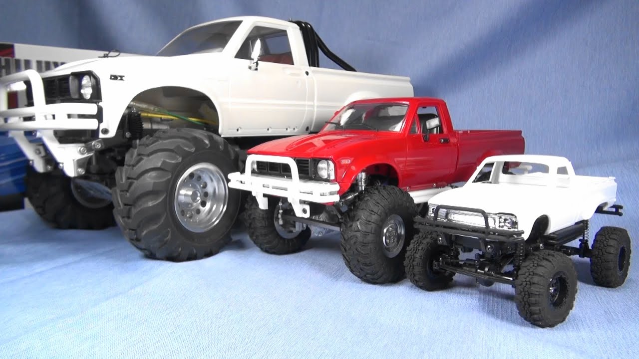 1/24 京商 ミニッツ 4x4 4RUNNER → 1/24 アオシマ ハイラックスRN30ボディ搭載 RGT製タイヤ Kyosho ...