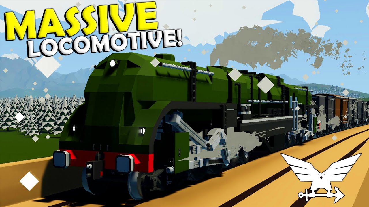 Big Ol' Steam Locomotive! - Stormworks Gameplay - YouTube