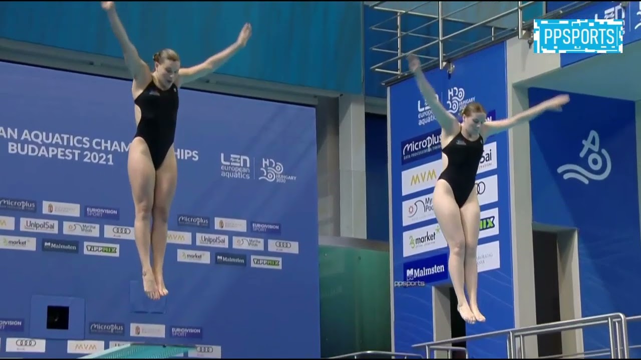 Grace Reid - Katherine Torrance l Synchronised 3m Springboard Diving Highlights - YouTube