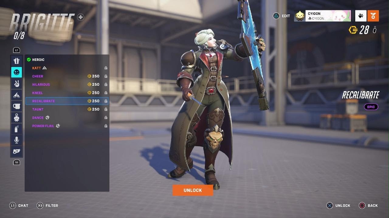Briggitte Vampire Hunter Skin Showcase |Overwatch 2| - YouTube