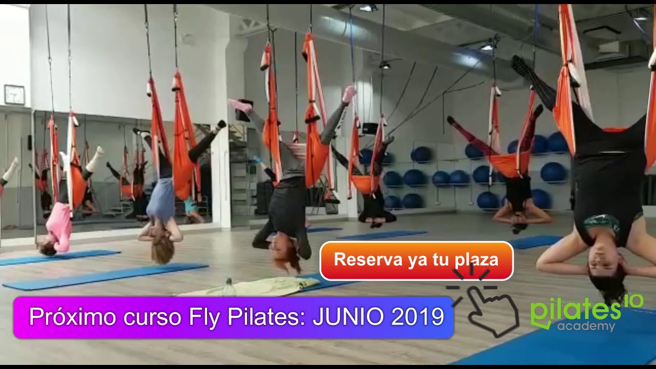 Secuencia de posturas invertidas en Fly pilates - YouTube