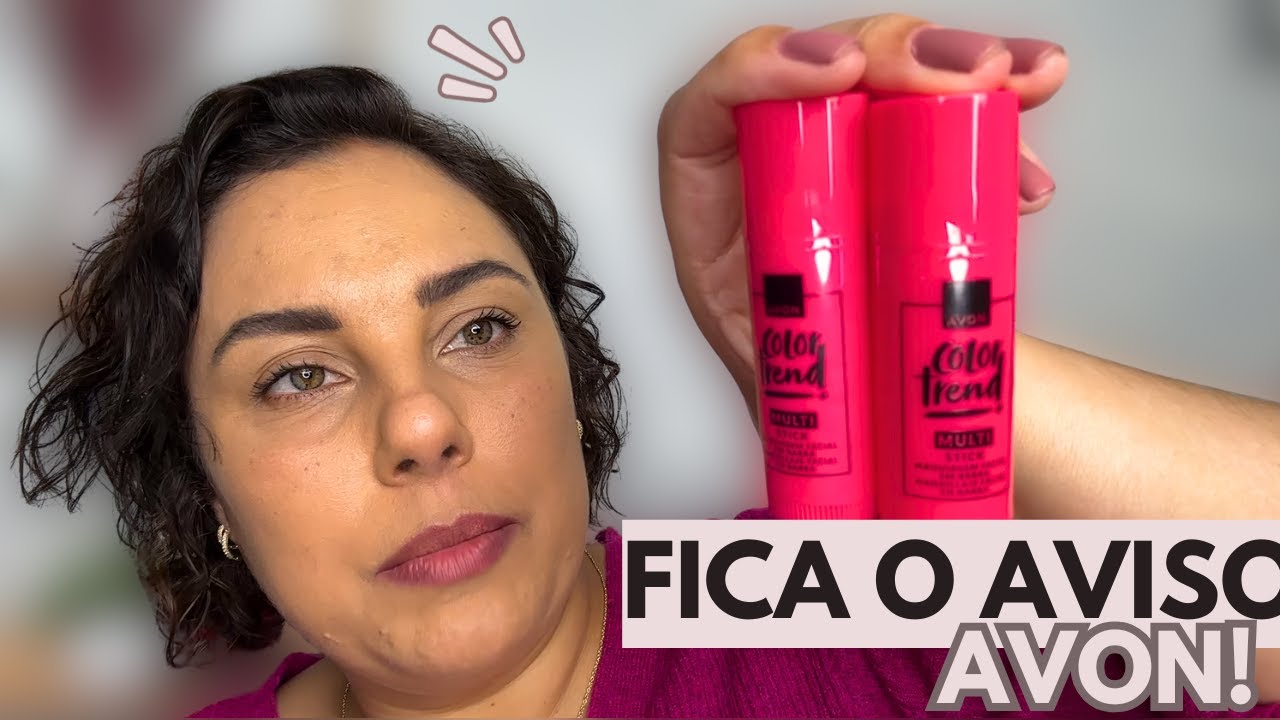 NOVOS BLUSHES EM STICK COLOR TREND AVON | ROSE POP E CORAL FRESH ...