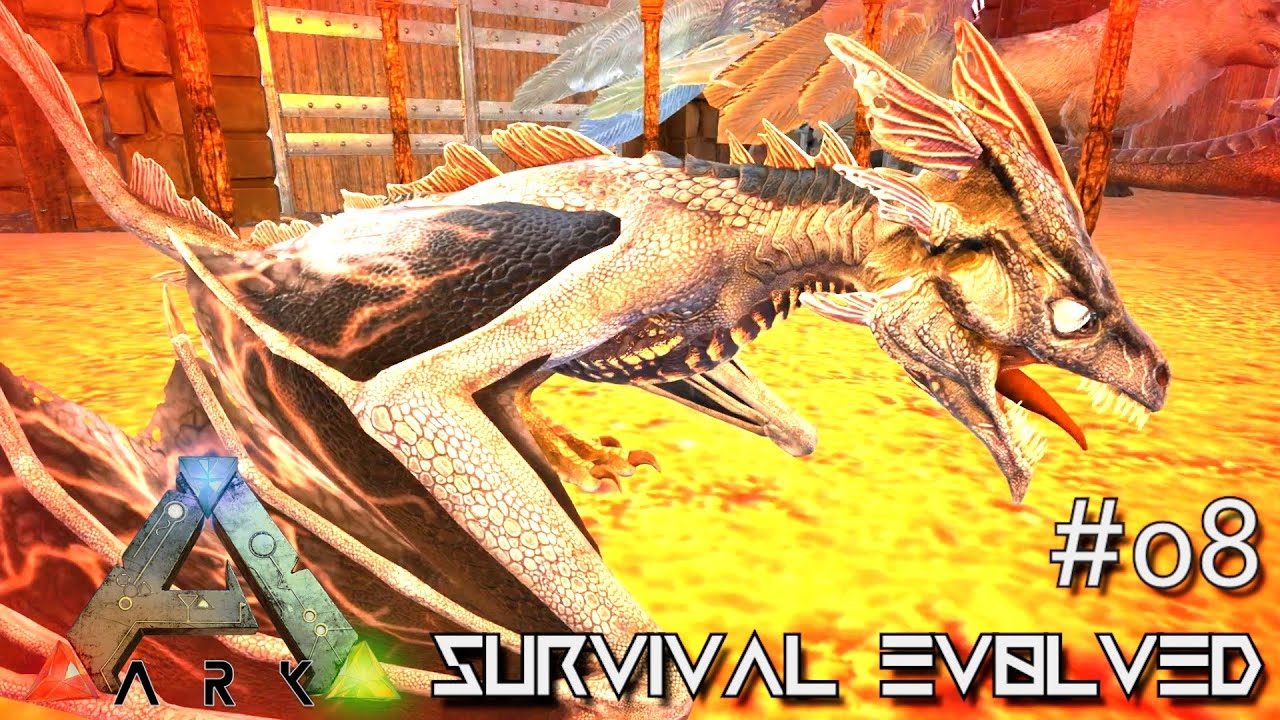 ARK: SCORCHED EARTH - BABY WYVERN HATCHING !!! E08 (ARK SURVIVAL ...