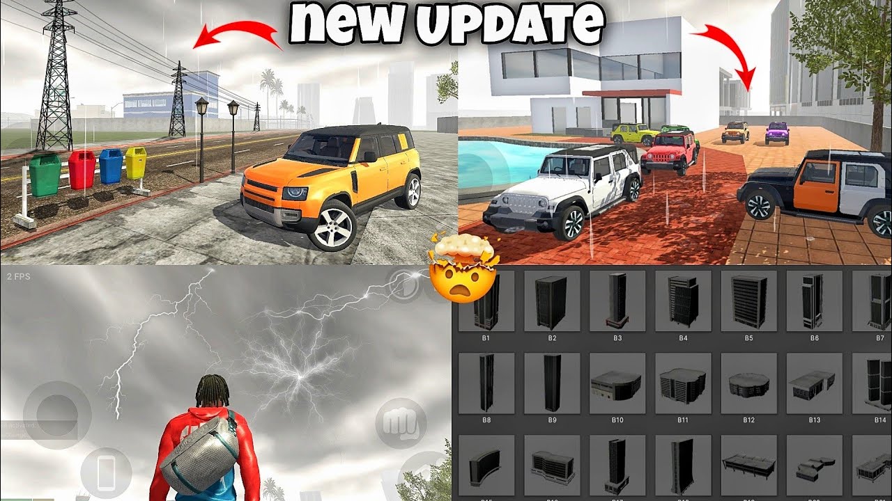 Indian bike driving 3D New Update Thar Roxx Cheat codes + New Buildings All New Cheat codes😱 #1 ...