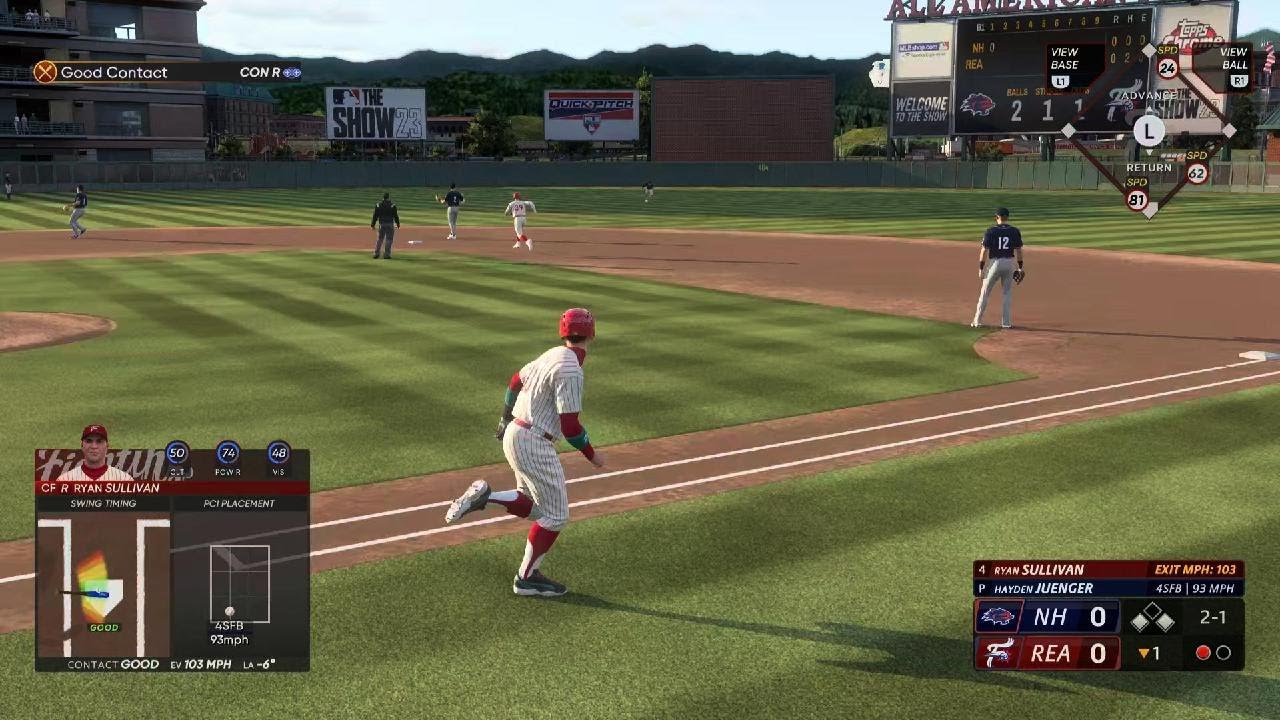 MLB The Show 23 - Under Pitchers Legs - YouTube