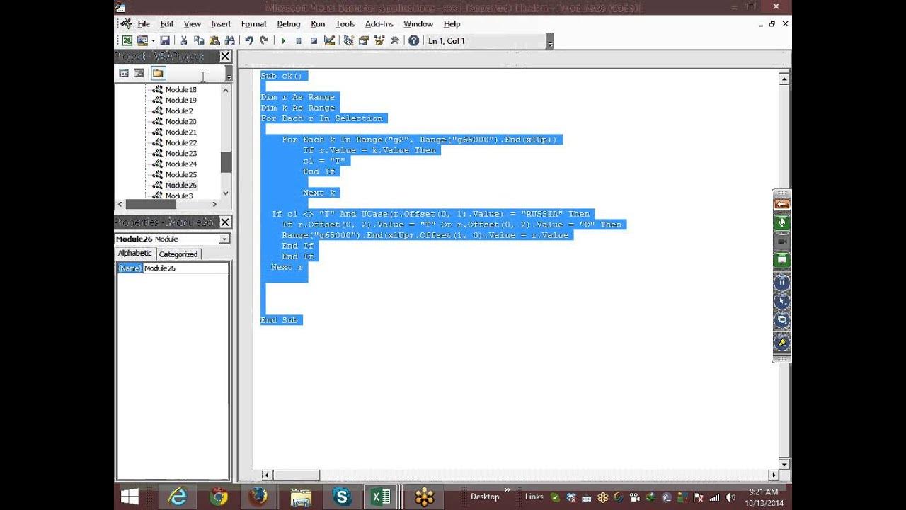 Advanced Excel VBA Macros Training in Hindi Call 8802579388 - YouTube