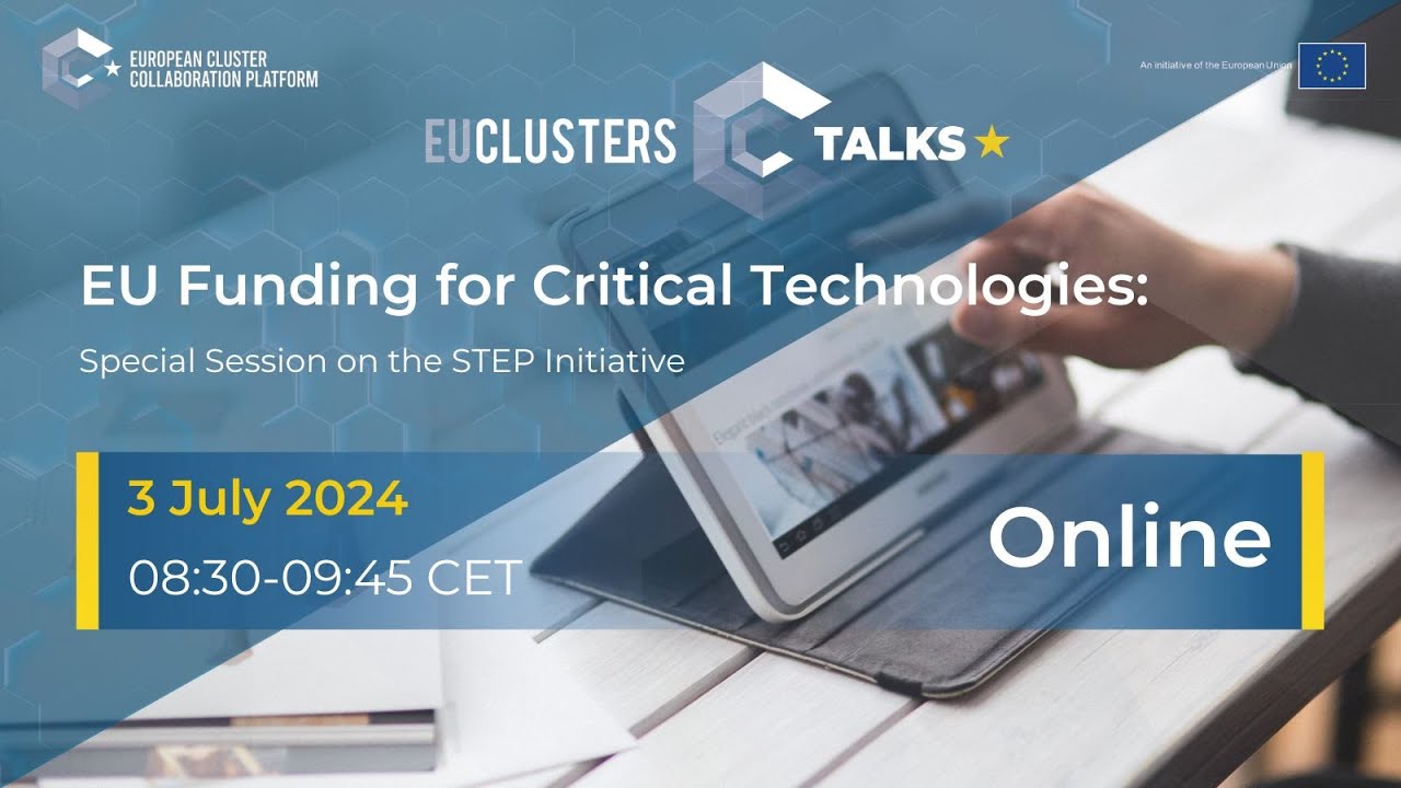EU Clusters Talks: EU Funding for Critical Technologies: Special ...