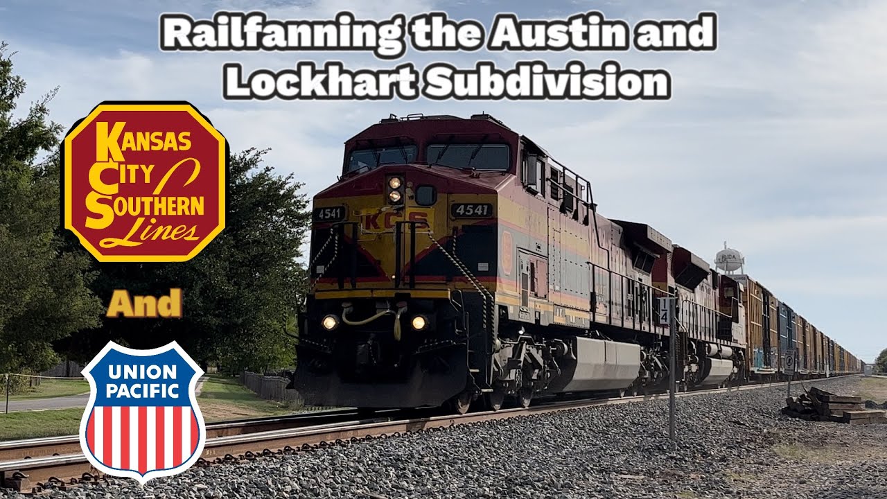Railfanning the Austin and Lockhart Subdivision - YouTube