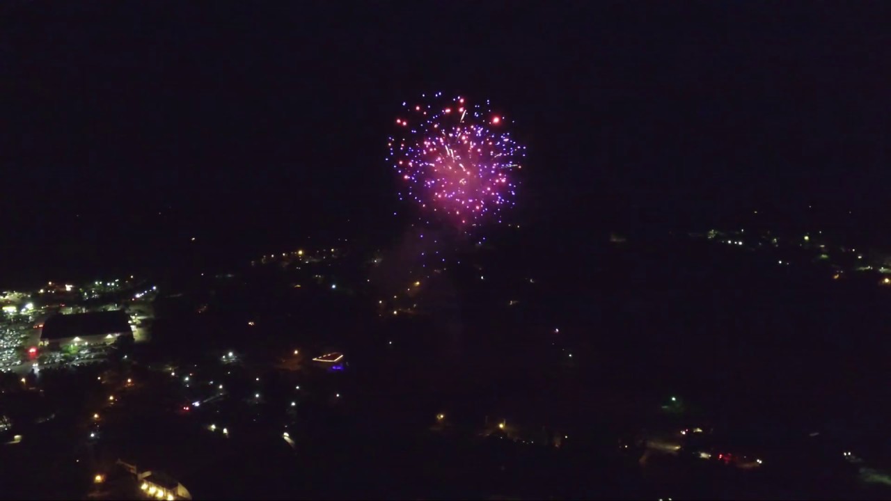 4th of July Fireworks at the Placerville Speedway - Phantom 3 Standard ...