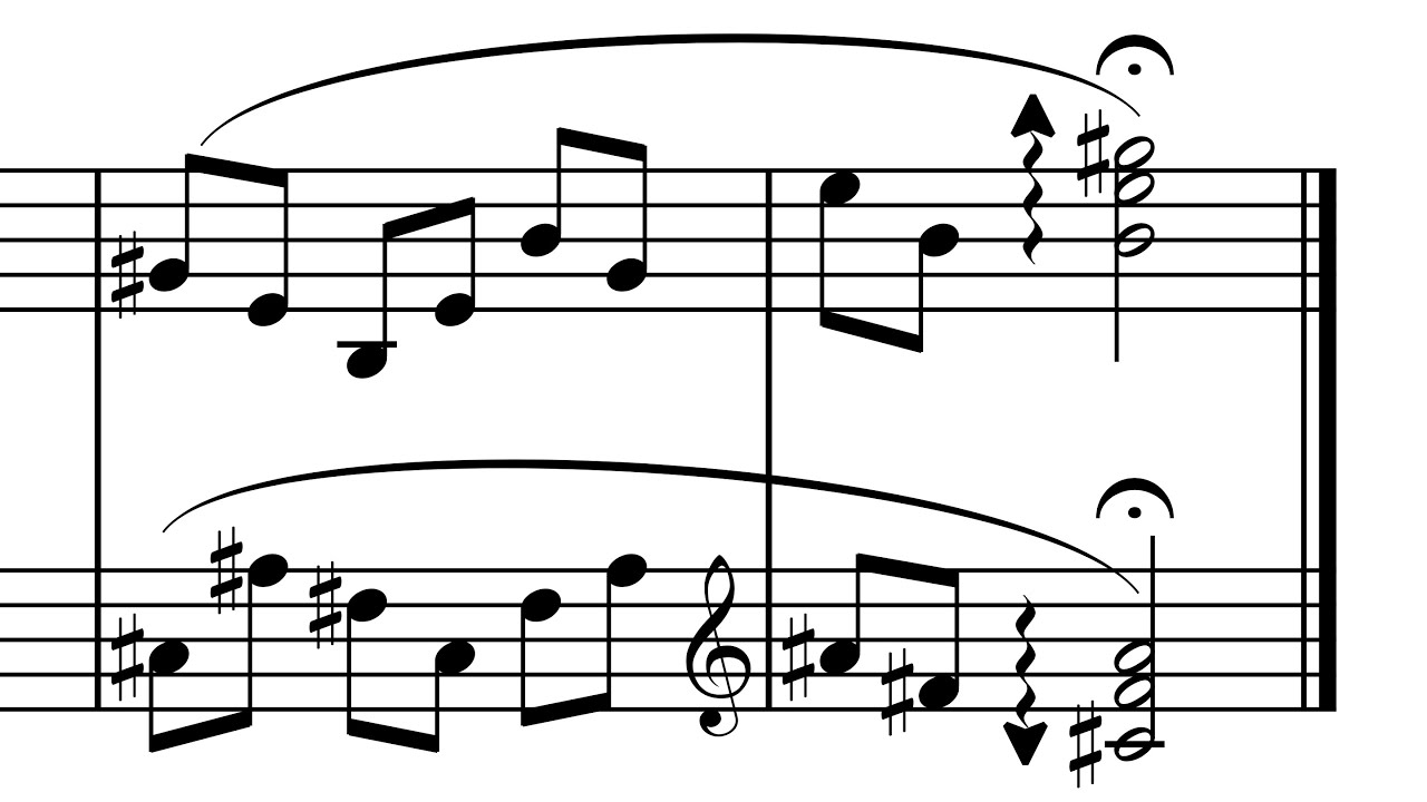 Sheathe Your Smarm (score video) - YouTube