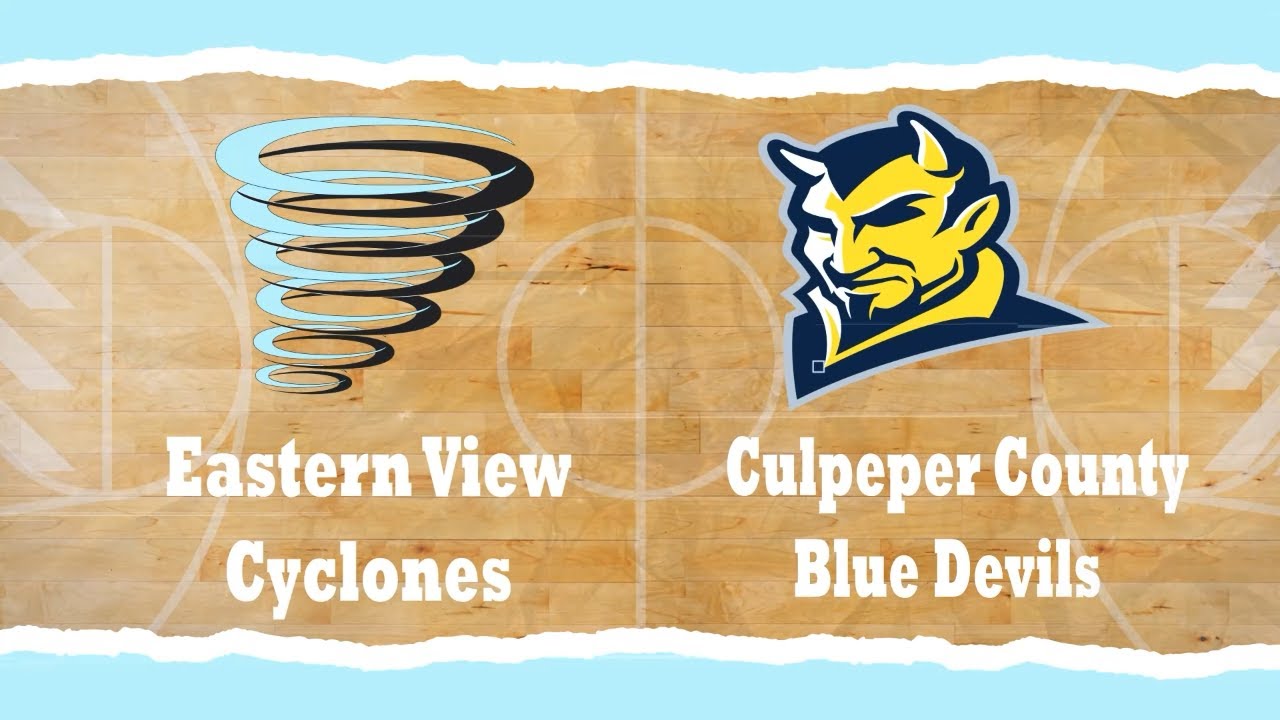 Boys Basketball - Eastern View vs. Culpeper County - YouTube