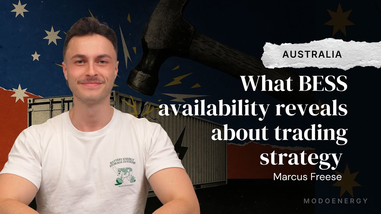 What BESS availability can reveal about trading strategies in the NEM ...