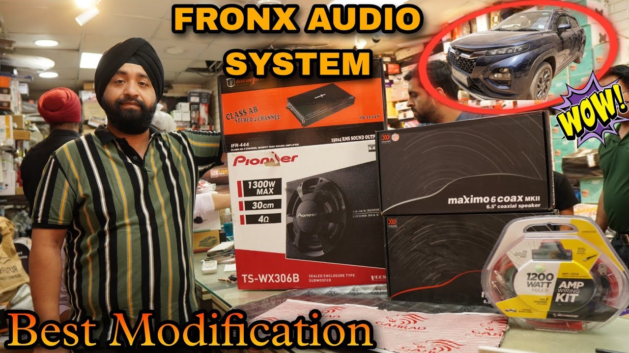 2023 Maruti Fronx Modification | Best Audio set-up in Front | Fronx ...