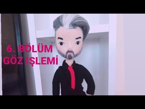 AMİGURUMİ ERKEK BEBEK GÖZ YAPIMI IŞLEMİ #ENGÜZEL #ÖRGÜBEBEK #ÖRGÜ #MODELI #HIRKA #ELBİSE #MAKROME