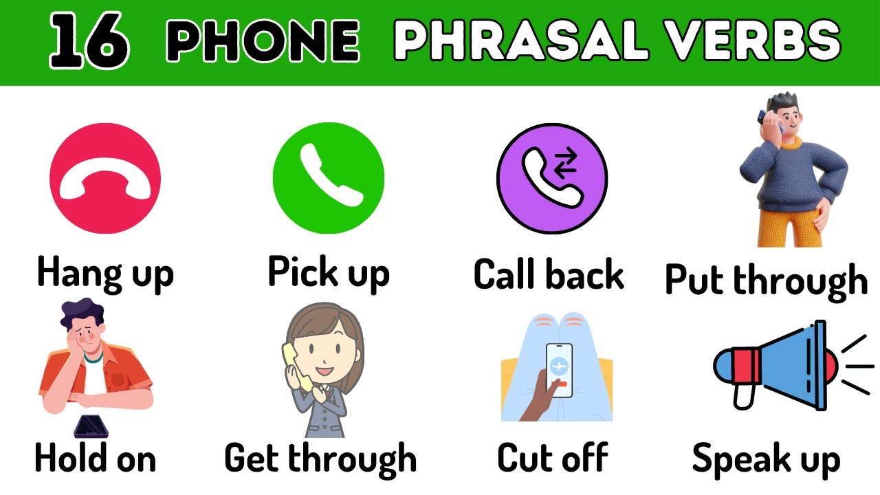 phrasal verbs : telephone phrasal verbs with meanings and examples ...
