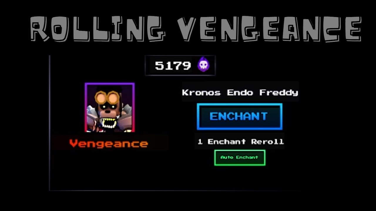Rolling VENGEANCE on Kronos Endo Freddy in fivenights td #video #roblox ...