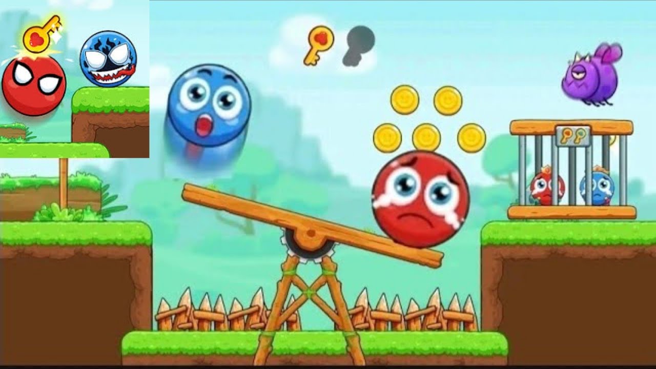 Red and Blue: Ball Heroes | Game like Red Ball 4 - YouTube