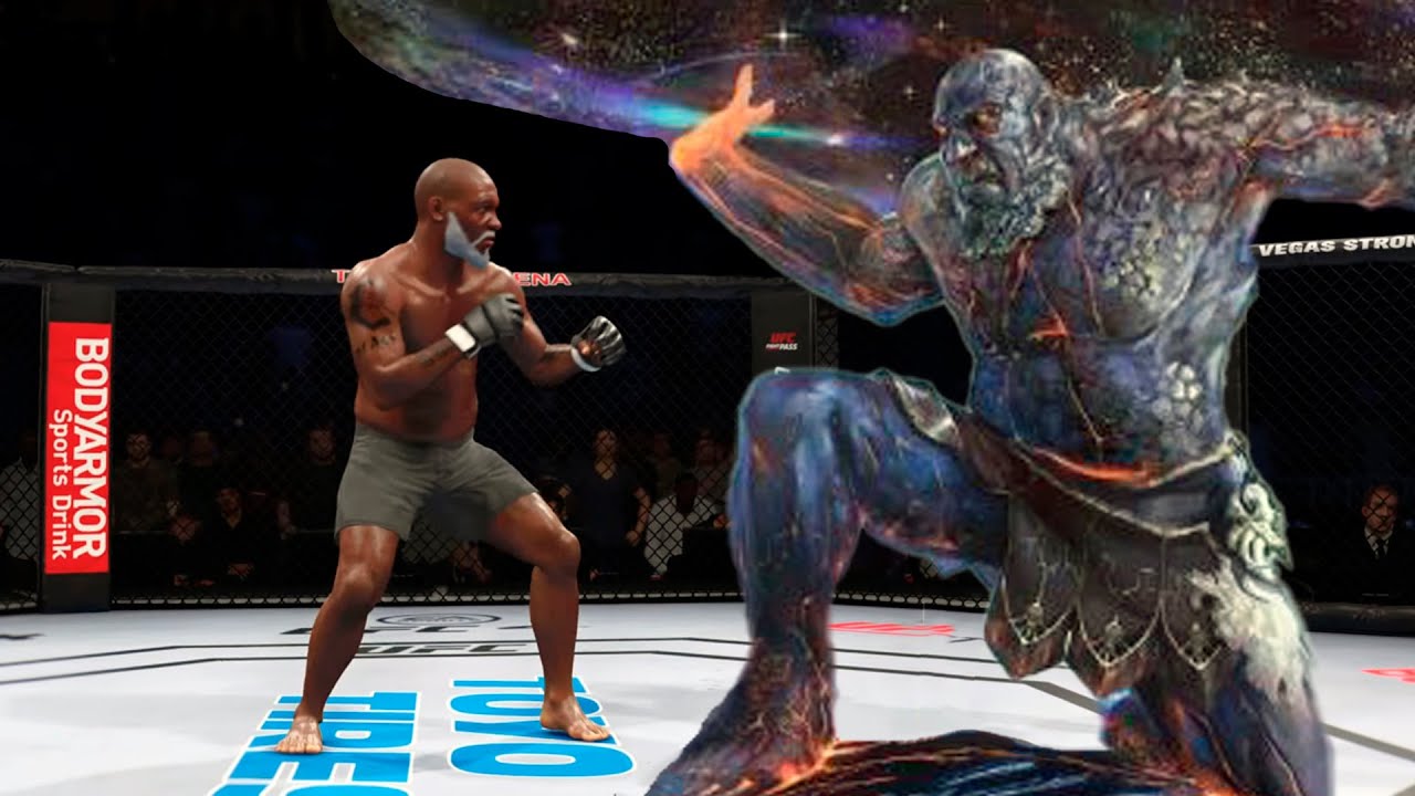 UFC 4 | Mike Tyson VS Titan Atlas | Fights UFC | - YouTube