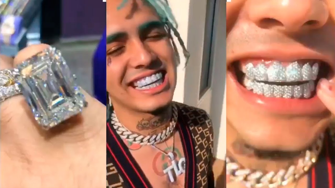LIL PUMP compra ANEL de 1 MILHÃO de DOLÁRES e GRILLS de DIAMANTE 😱 A ...