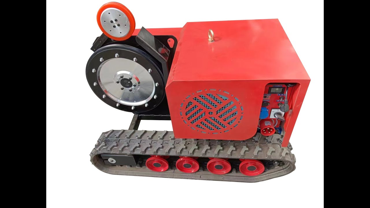 Rubber Track Diamond Wire Saw Cutting Machine #wire saw cutting machine ...