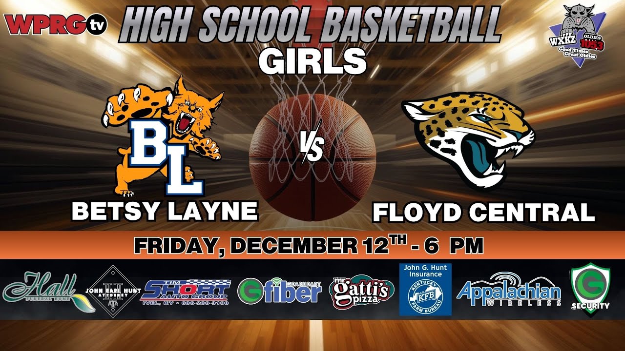 Betsy Layne vs. Floyd Central - Girls High School Basketball on WPRGtv ...