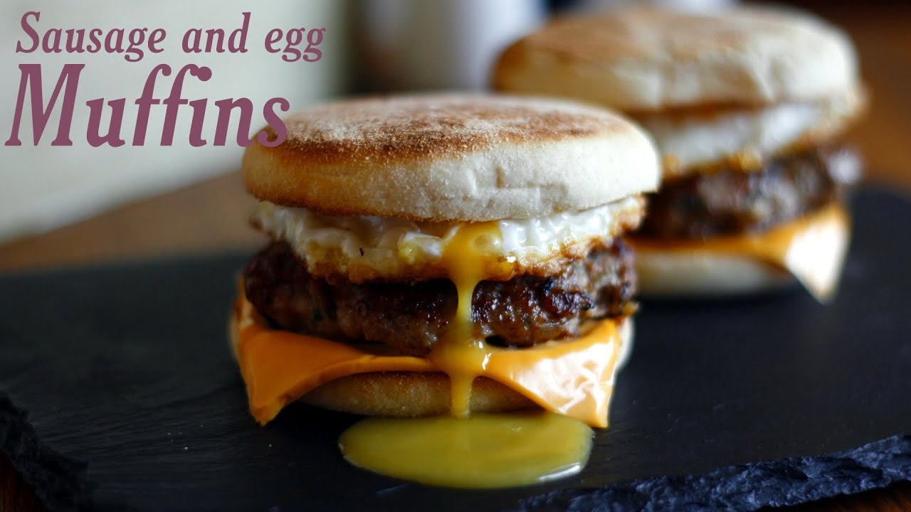 Sausage and egg muffins | Fast food copycat recipes - YouTube