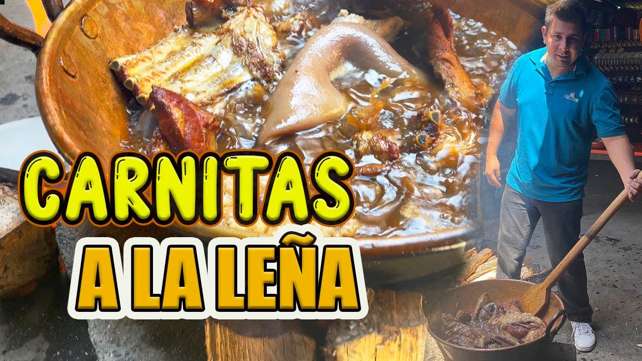 CARNITAS A LA LEÑA EN CAZO DE COBRE EN MICHOACAN MEXICO / Paso a Paso ...