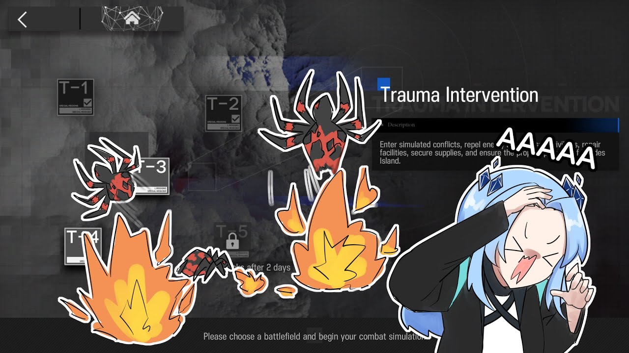 [ Arknights ] | Spiders. Spiders Everywhere!! | DOS T-3 & T-4 - YouTube