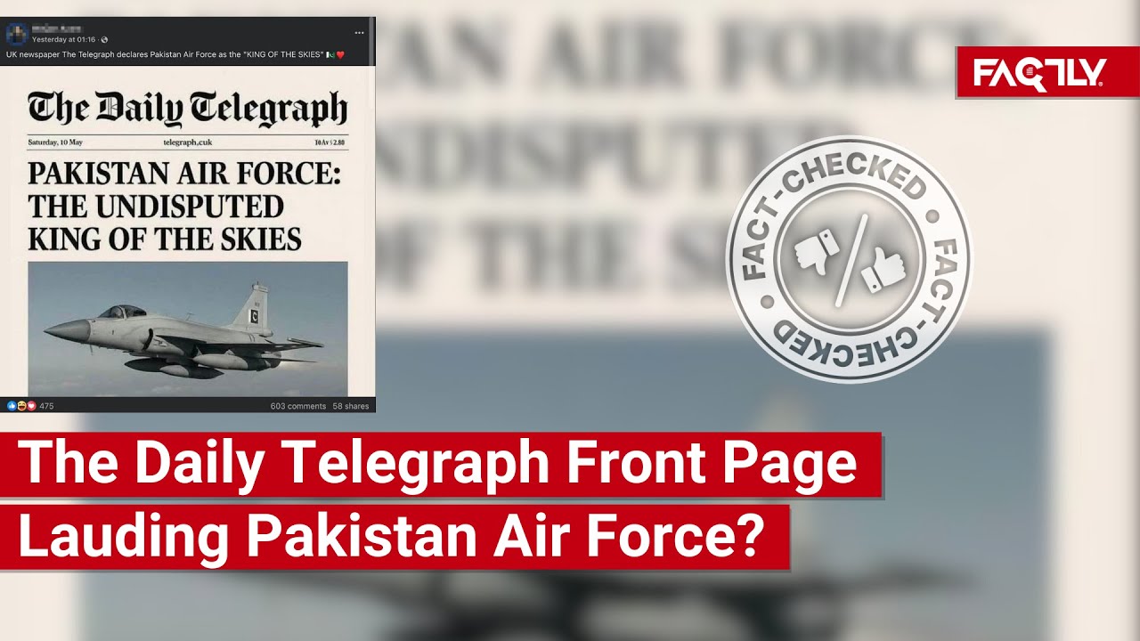 FACT CHECK: Does Viral Image Show Daily Telegraph Front Page Lauding ...