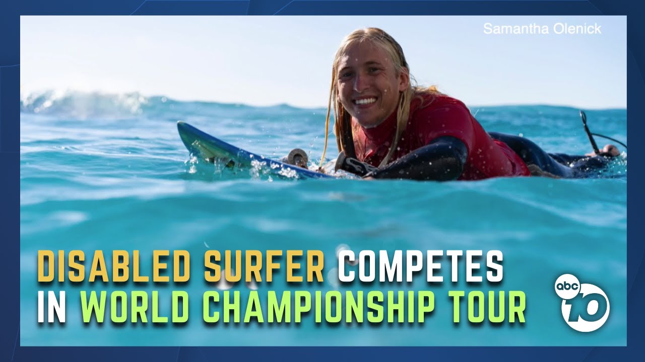 San Diego surfer competing in Adaptive Surfing Championships World Tour ...