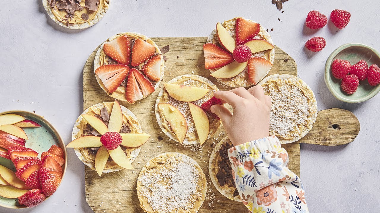 Recipe: Rice cake mandalas | little FOOB - YouTube