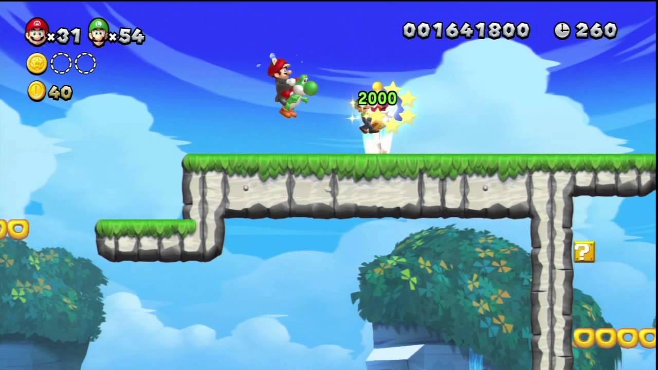 New Super Mario Bros. U - Mer Mentalo - 3-3 : Cheep Cheep en ...