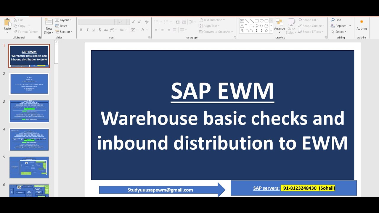 SAP EWM -Class 9 - Members only - Warehouse basic checks and inbound ...