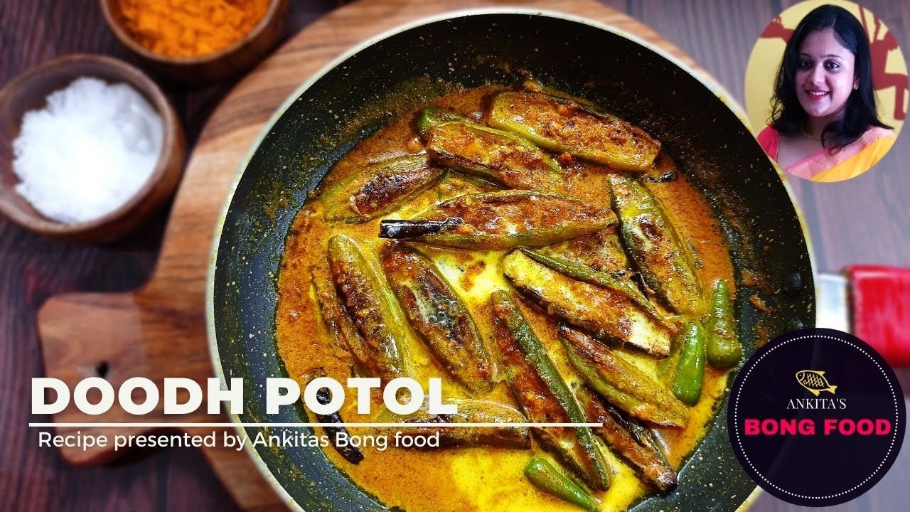 Doodh Potol Recipe | Pointed gourd with milk recipe | Niramish Dudh ...