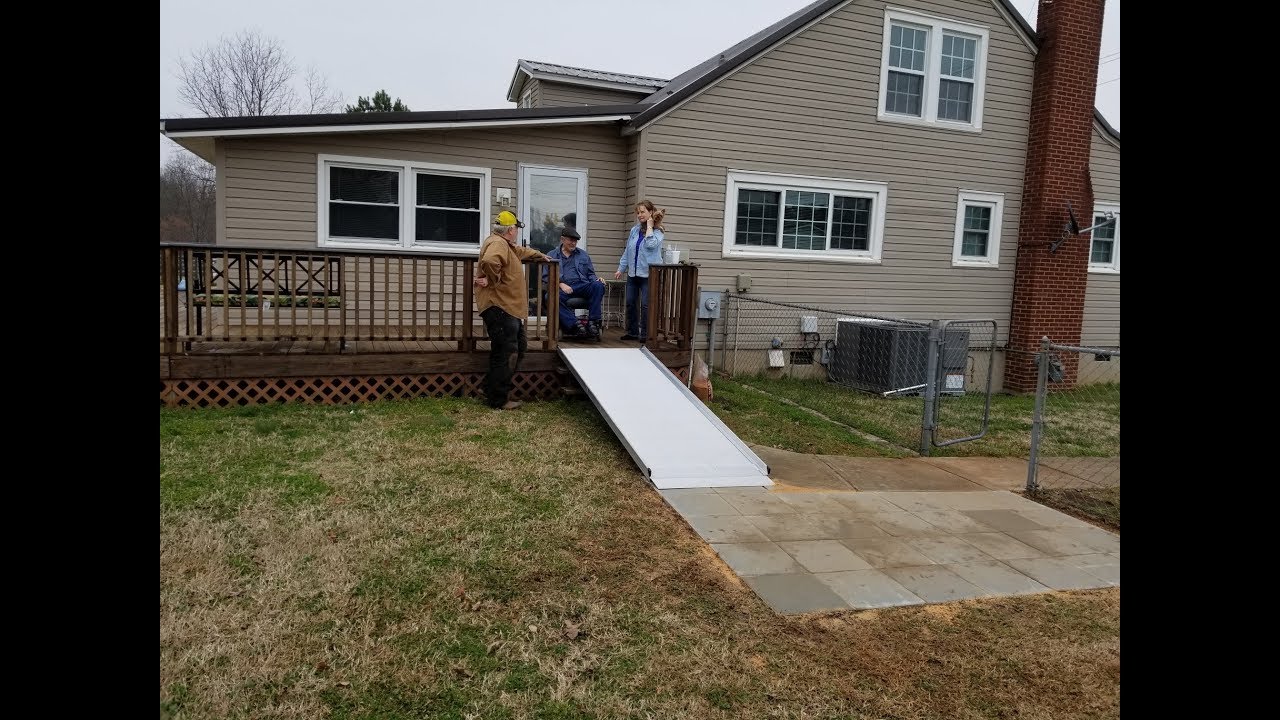 Installing a Handicap Ramp For a Brother in Need - YouTube