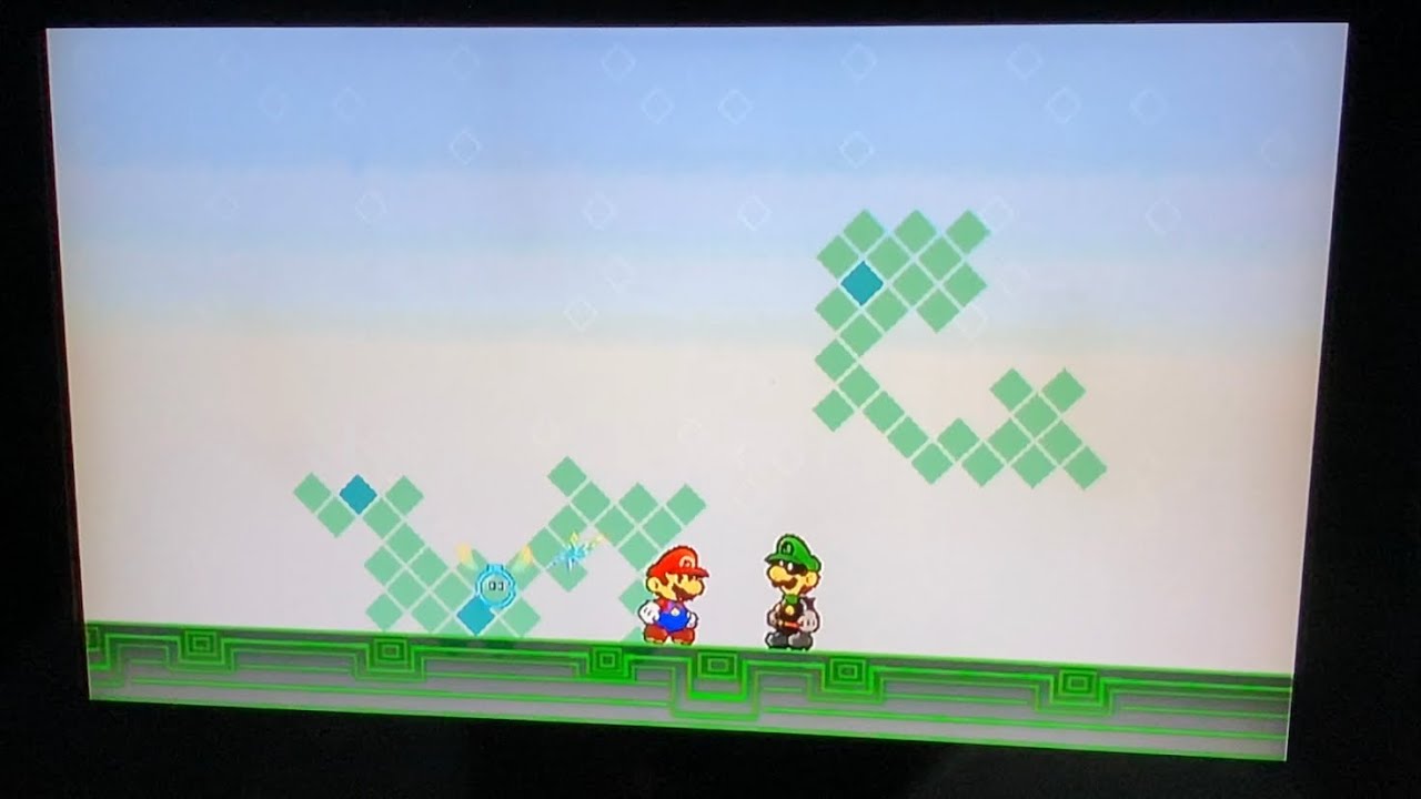 Super Paper Mario Mr. L and Brobot boss battle - YouTube