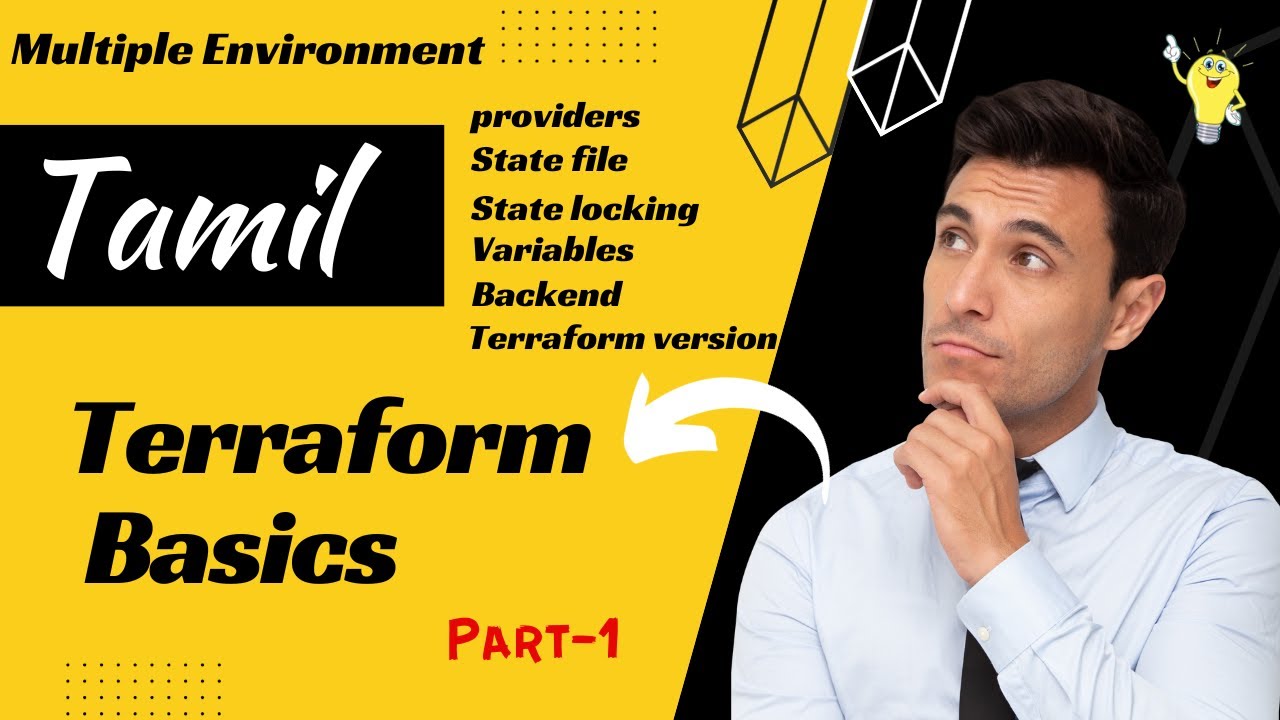 Terraform | Tamil | Basic | Real-time Scenario | State file | Backend | Environment | Part-1 ...