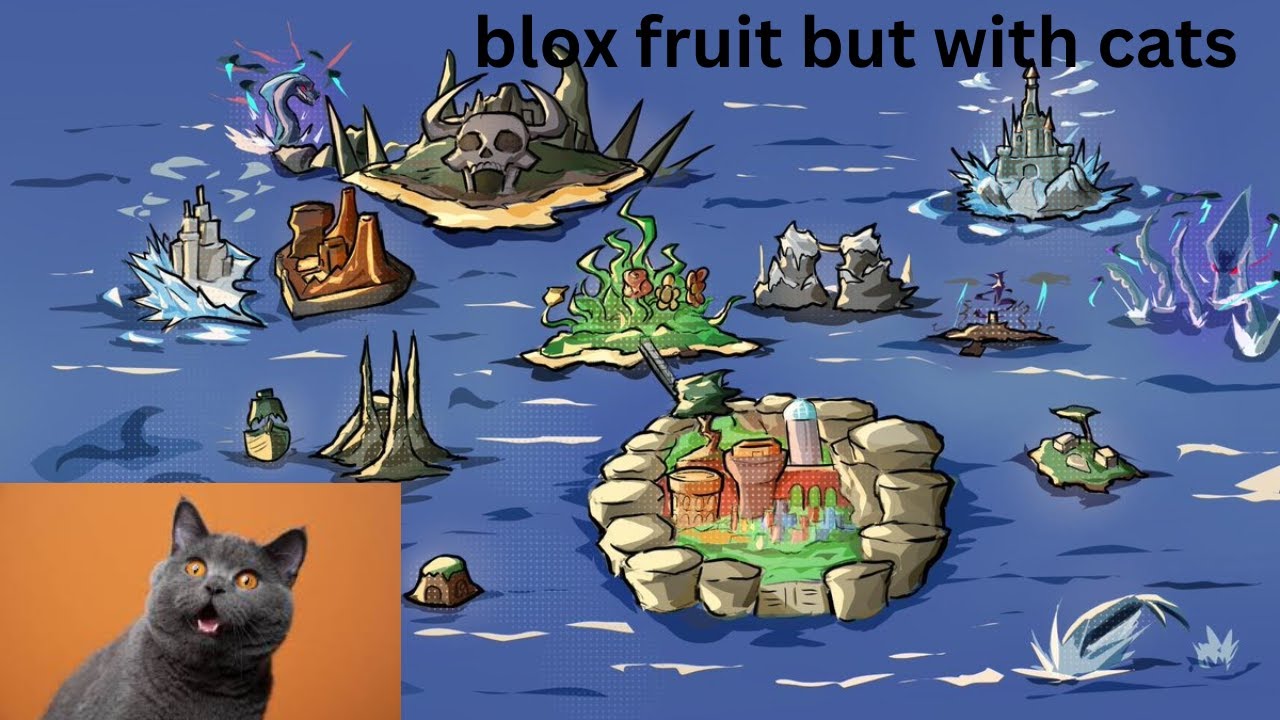 blox fruits but cats in second sea (part 1) #roblox #bloxfruits #cat # ...