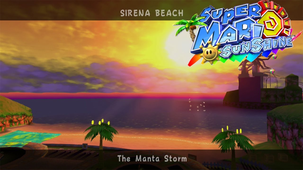 Super Mario Sunshine Sirena Beach & Delfino Plaza 88 Stars Part6 - YouTube
