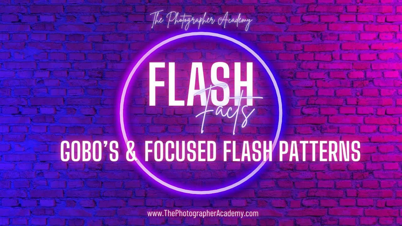Flash Facts Gobos and Focus Flash Effects for your photography - YouTube