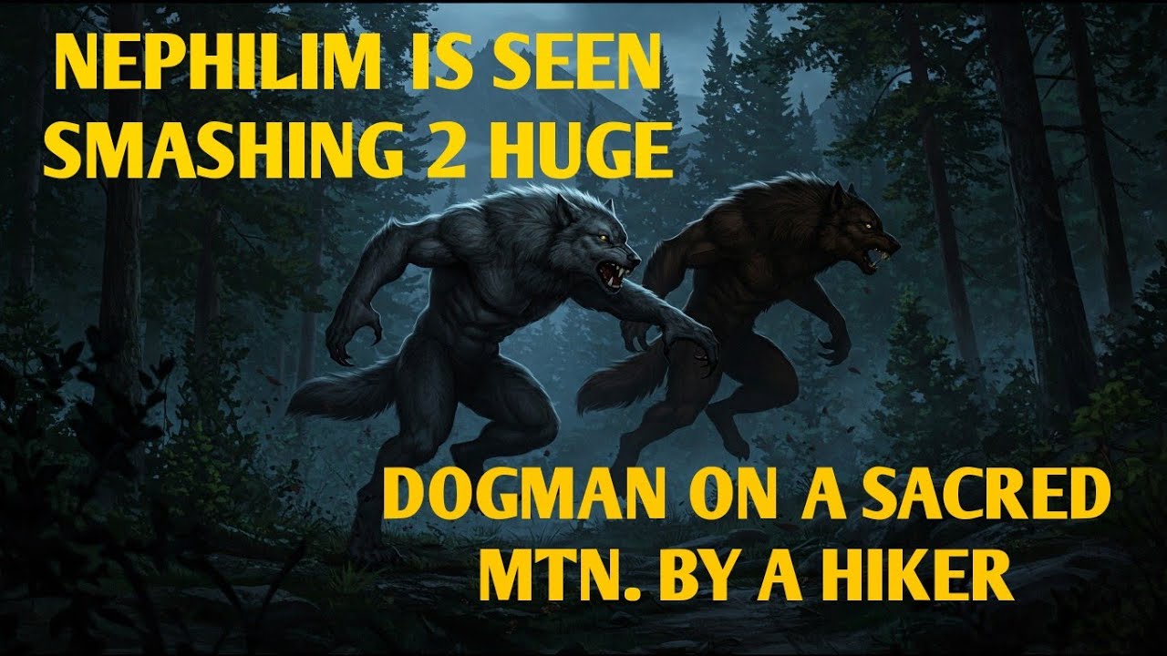 #DOGMAN, NEPHILIM SMASHED 2 DOGMAN TO DEATH & A HIKER IN SHOCK ON A ...