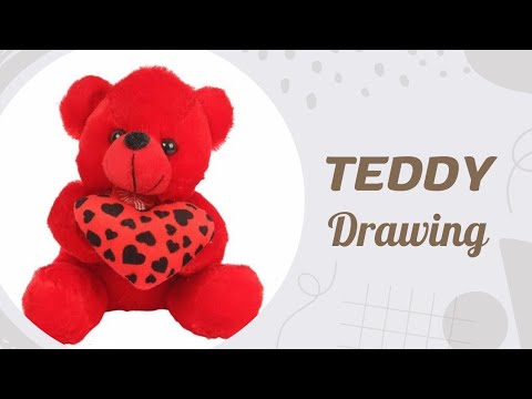 How To Draw Teddy🐻🐻Step By Step//Easy 🐻🐻Taddy Bear Drawing//Deddy ...