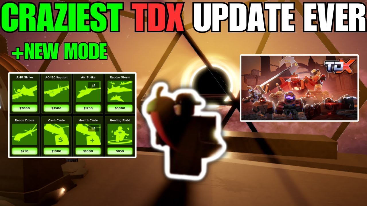 THE NEW TDX UPDATE IS HERE (SUPER CRAZY) | Roblox Tower Defense X - YouTube