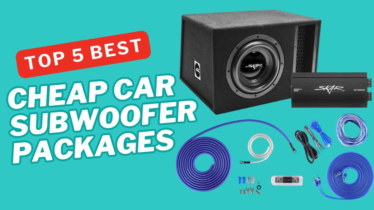 Top 5 Best Cheap Car Subwoofer Packages - YouTube