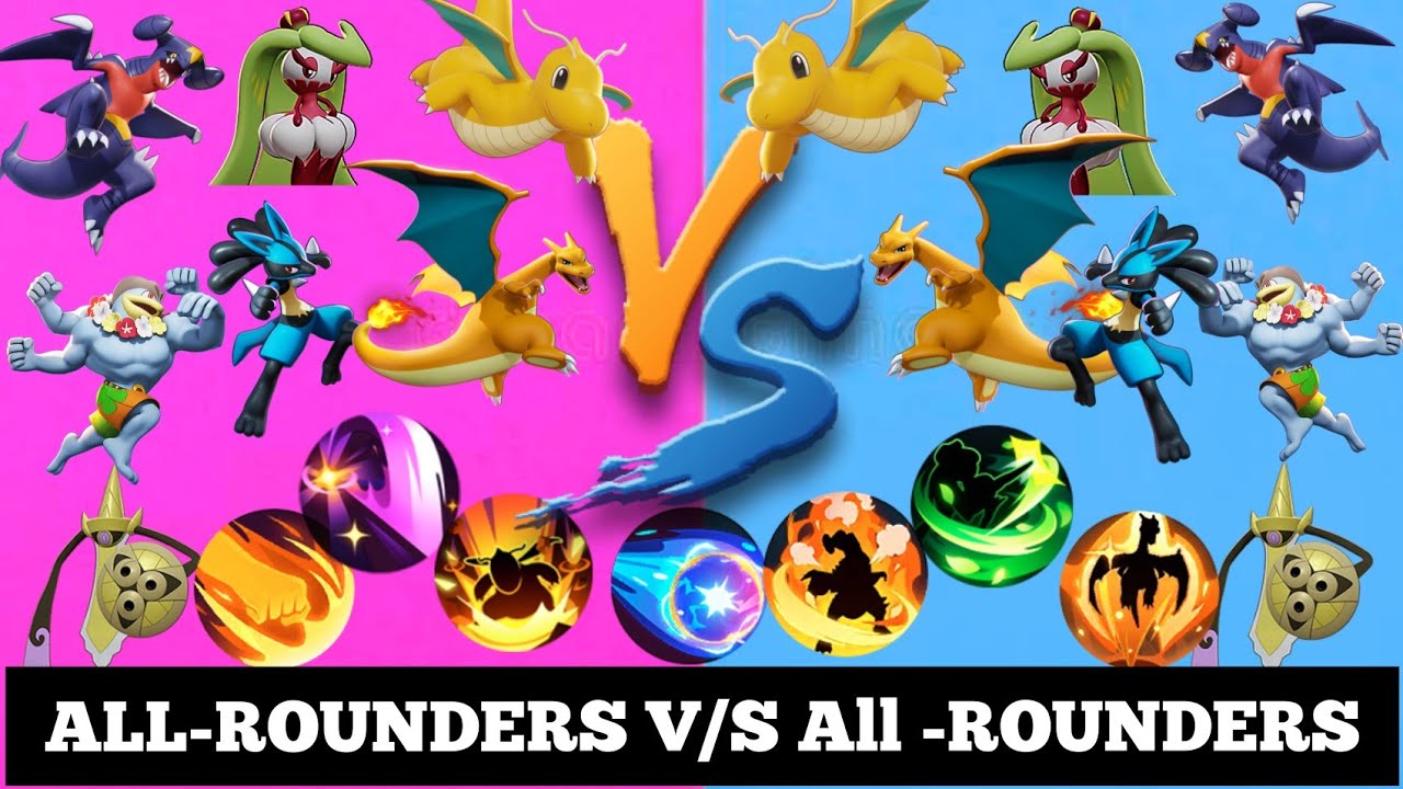 All-Rounders V/S All Rounders Unite Move 💥 pokemonunite - YouTube