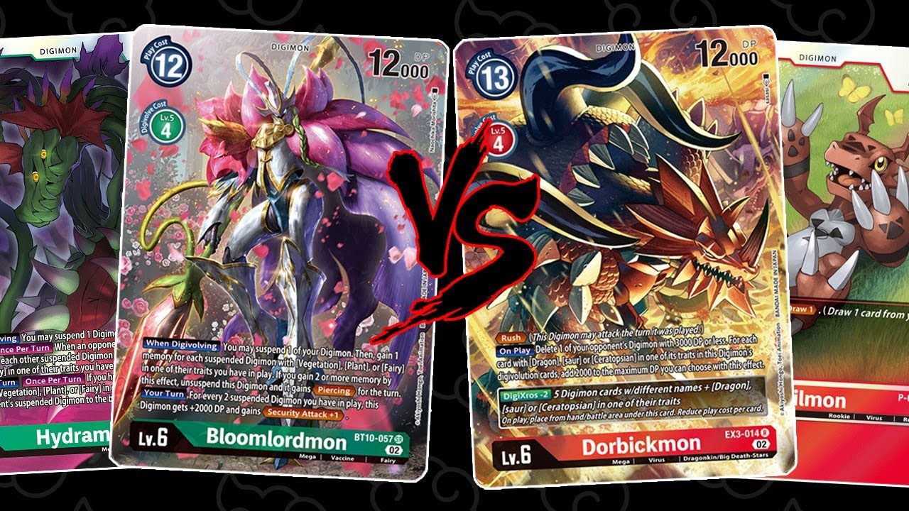 Bloomlordmon vs Dorbickmon (Digimon TCG BT14) - YouTube