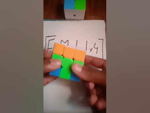 How to make plus(+) pattern in 3by3 cube... - YouTube