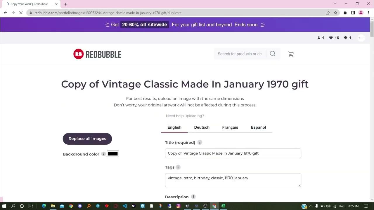 Redbubble Upload Automation Tutorial by PodPuffin Automation software - YouTube
