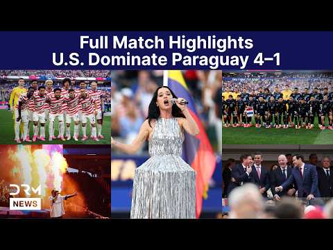 FIFA 2026: USA vs Paraguay Full Match Highlights | 4–1 Scoreline Thriller | DRM News | AD1F