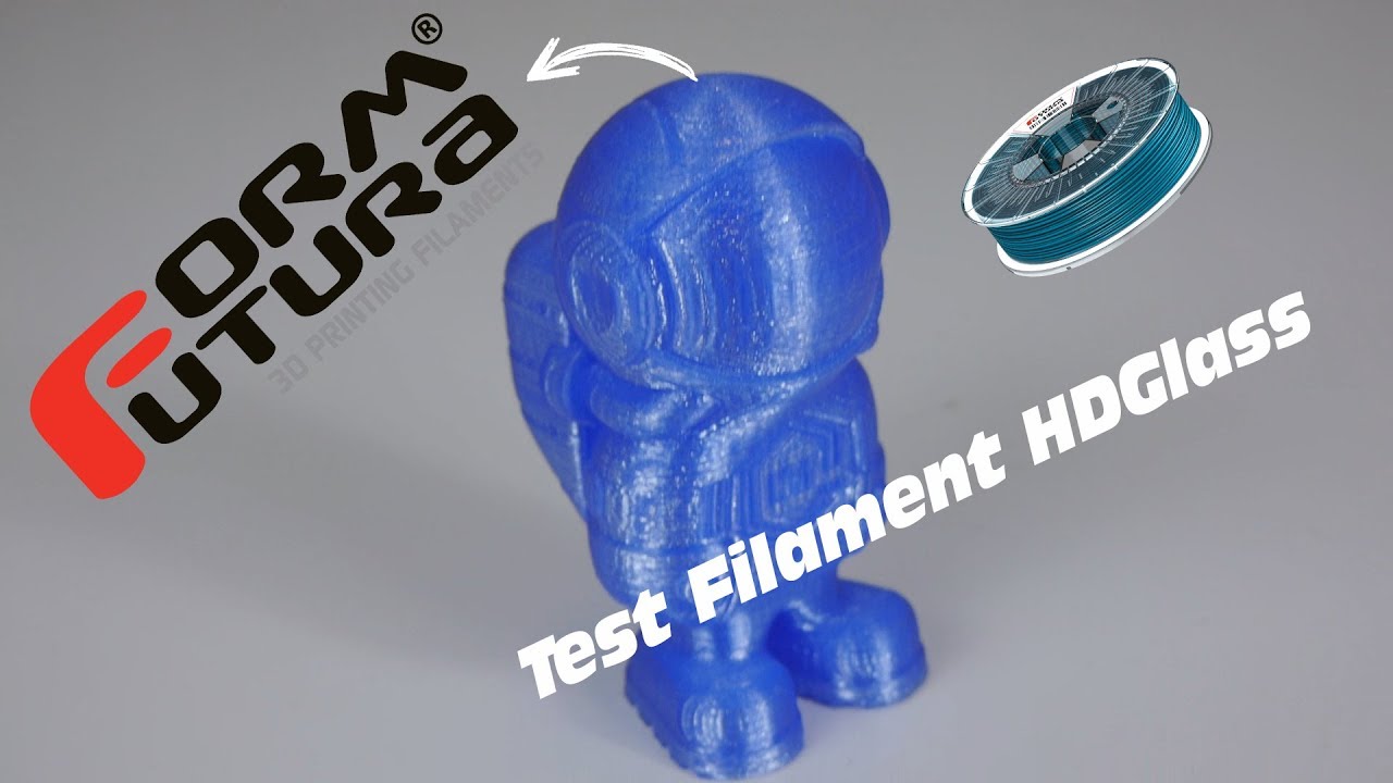 Filament Review|Test filament HDGlass FormFutura - YouTube
